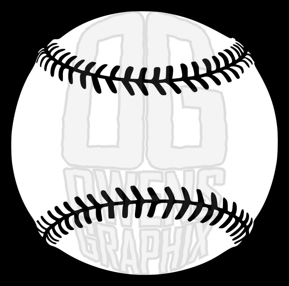 Baseball Outline Clipart SVG DXF PDF Jpg Png, Svg, Digital File, Sports ...