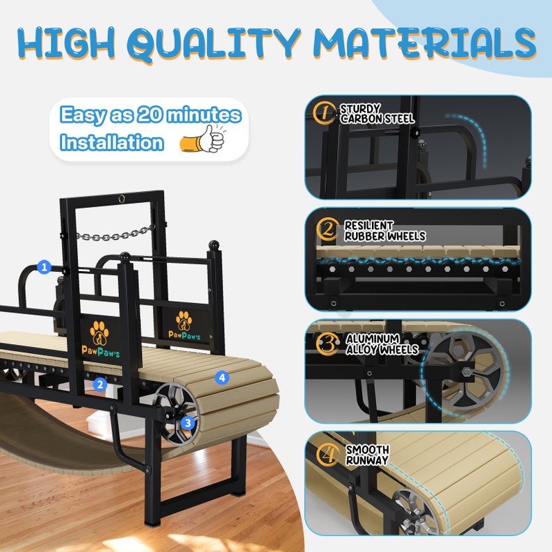 Pawpaws Dog Treadmill for Large Dogs Medium Dogs. Dog Pacer - Etsy