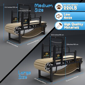 Pawpaw’s Dog Treadmill for Large Dogs, Medium Dogs. Dog Pacer Treadmill ...