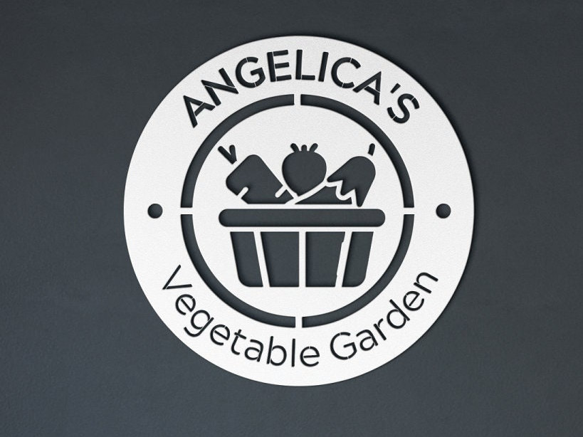 Personalized Vegetable Garden Sign Garden Sign Metal Gift for Gardener ...