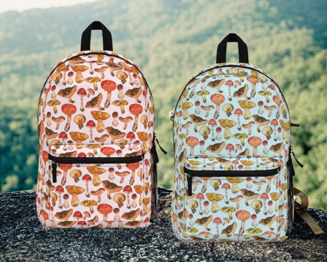 Vintage Mushroom Backpack - for Mushroom Lovers, Gardening, Hiking ...