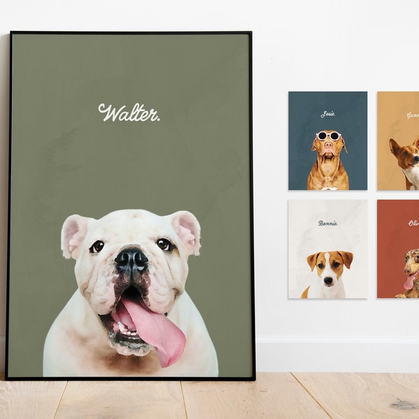 Custom Dog Poster - Etsy
