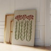 Light Green Daisy Flower Wall Art, Digital Download Pastel Green Daisy ...