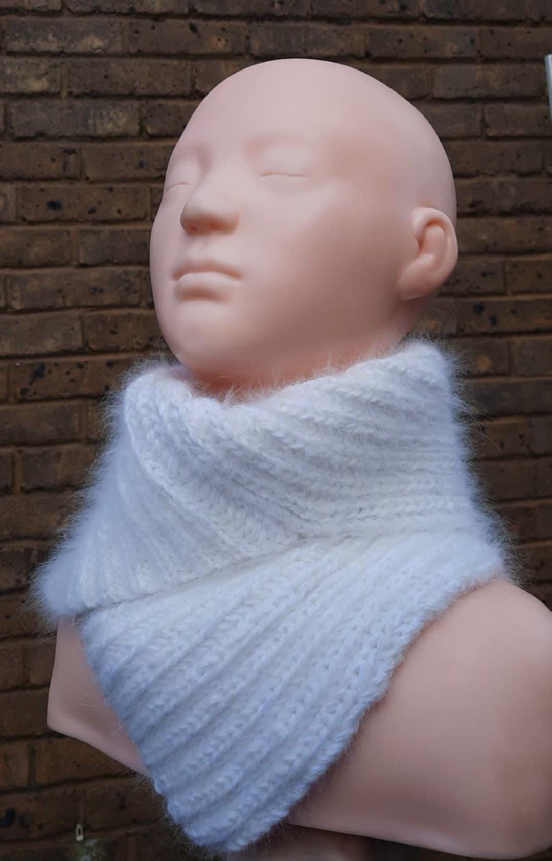 Soft Angora & Cotton Neck Warmer - Etsy