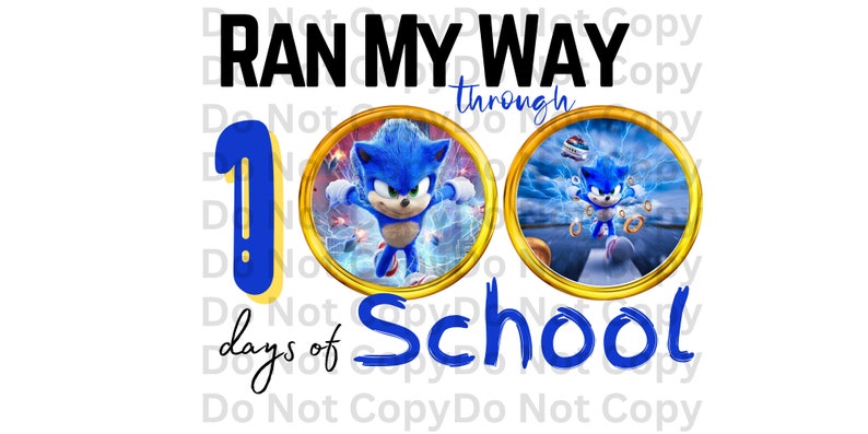 Ran My Way Through 100 Days Png Instant Download Sublimation - Etsy