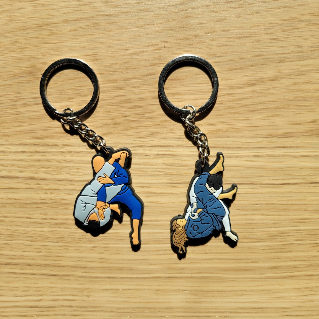 His & Her Jiu Jitsu Armbar Keychain for BJJ Enthusiasts - Etsy