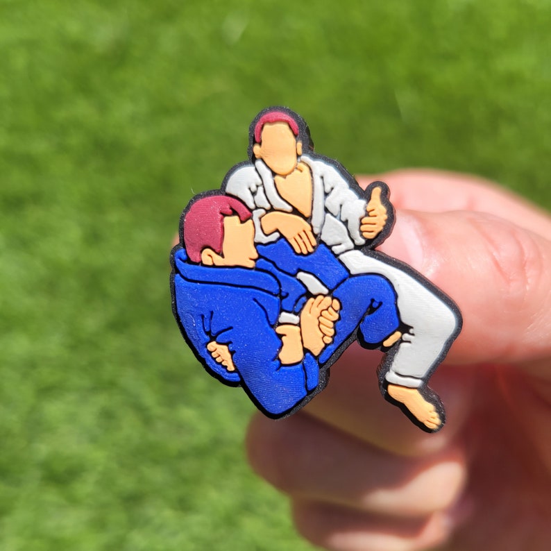 BJJ Charms Jibbitz Leg Lock Series knee Bar, Heel Hook, Foot/ankle Lock ...