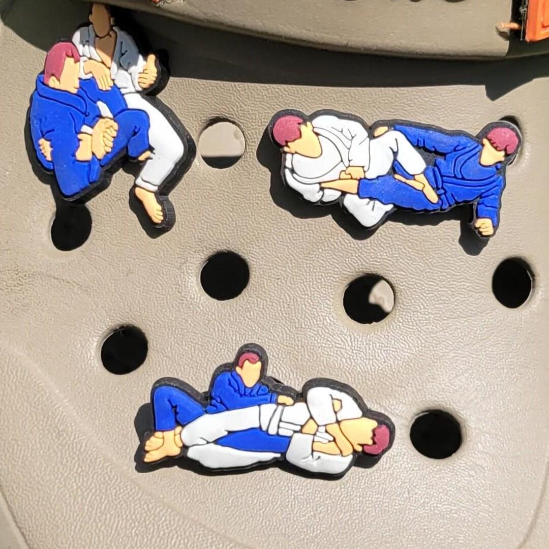 BJJ Charms for Crocs - Leg Lock Series (knee Bar, Heel Hook, Foot/ankle ...
