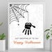 Spider Handprint Art Halloween Handprint Craft for Kids Handprint ...
