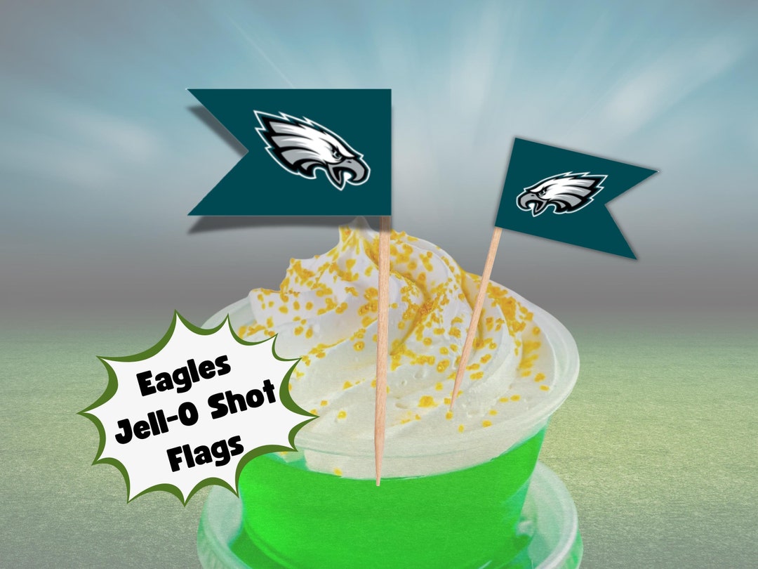 Eagles Jell-o Shot Flags Digital File Super Bowl Party Football Decor ...