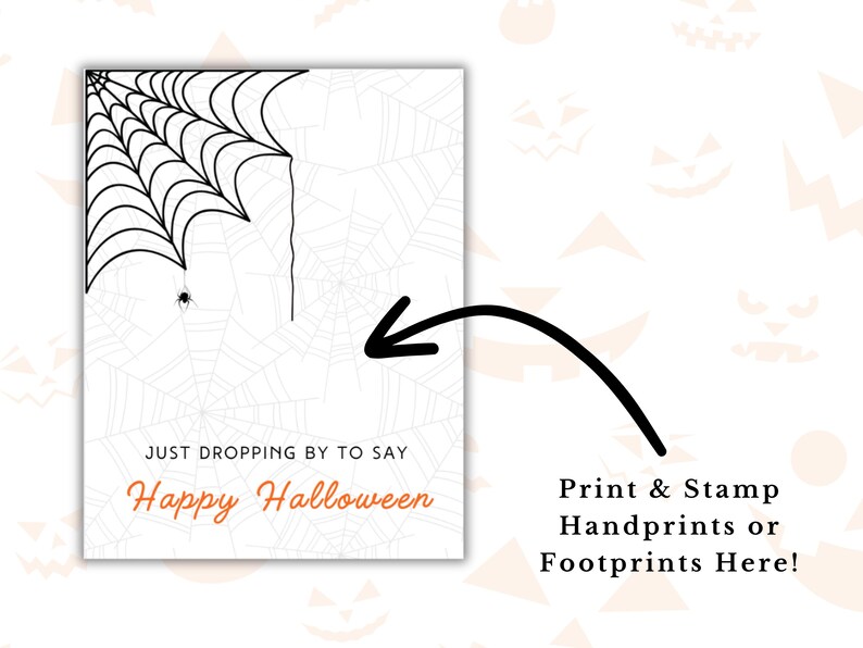 Spider Handprint Art Halloween Handprint Craft for Kids Handprint ...
