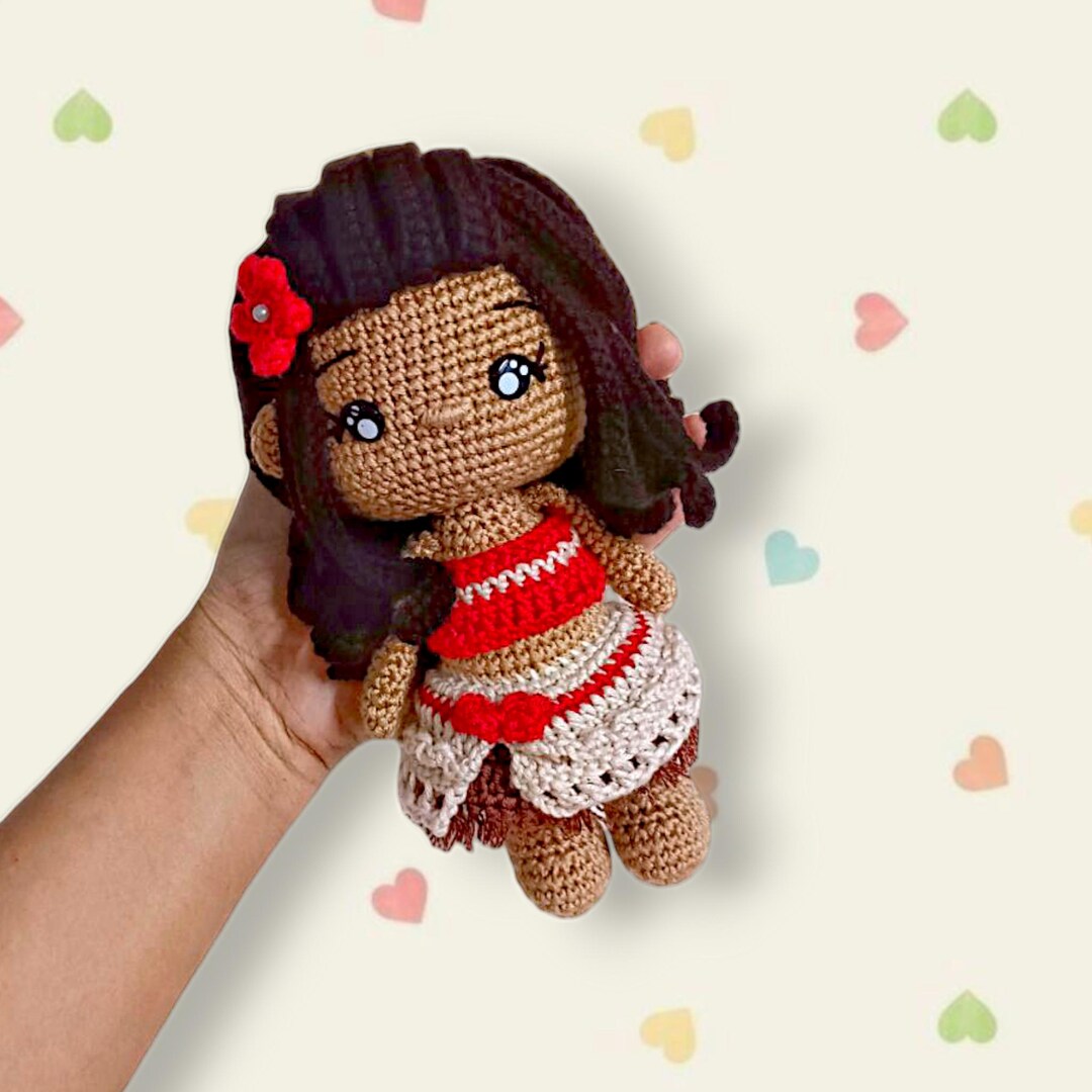 Crochet Doll Pattern / Moana Crochet Pattern/ Amigurumi Doll Pattern ...