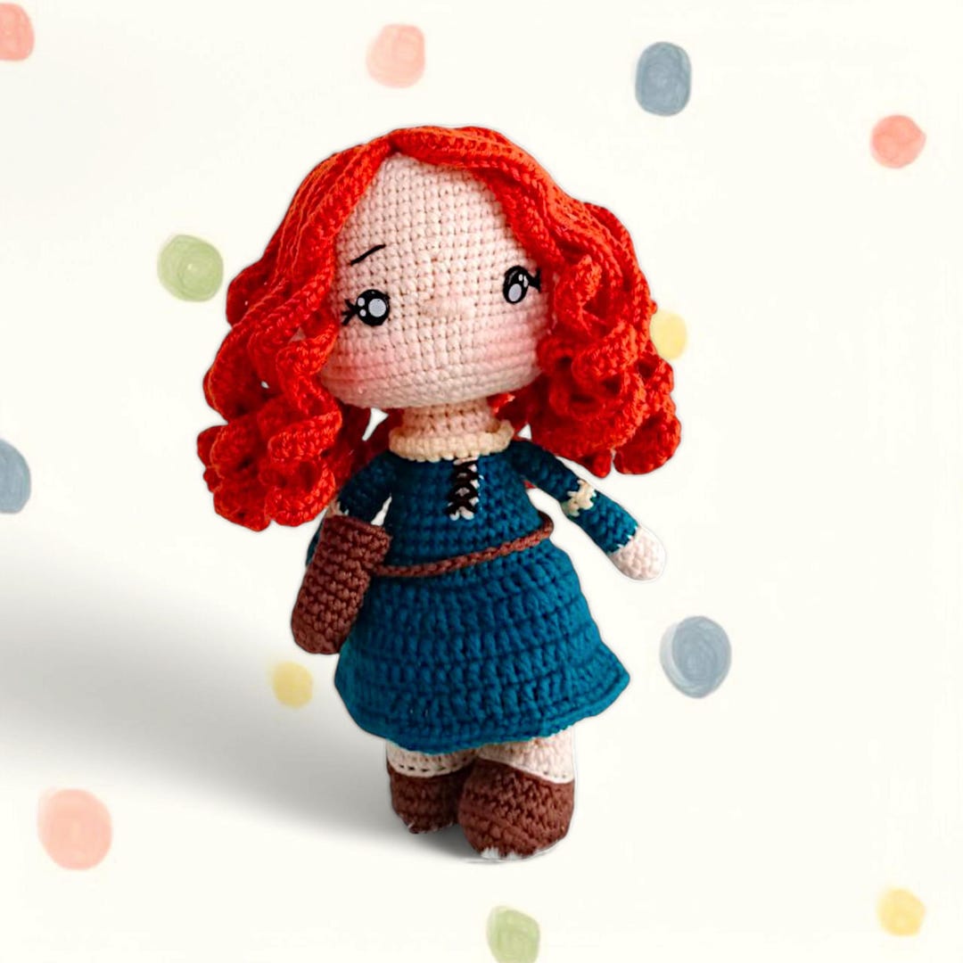 Crochet Doll Pattern / Merida Crochet Pattern/ Amigurumi Doll Pattern ...