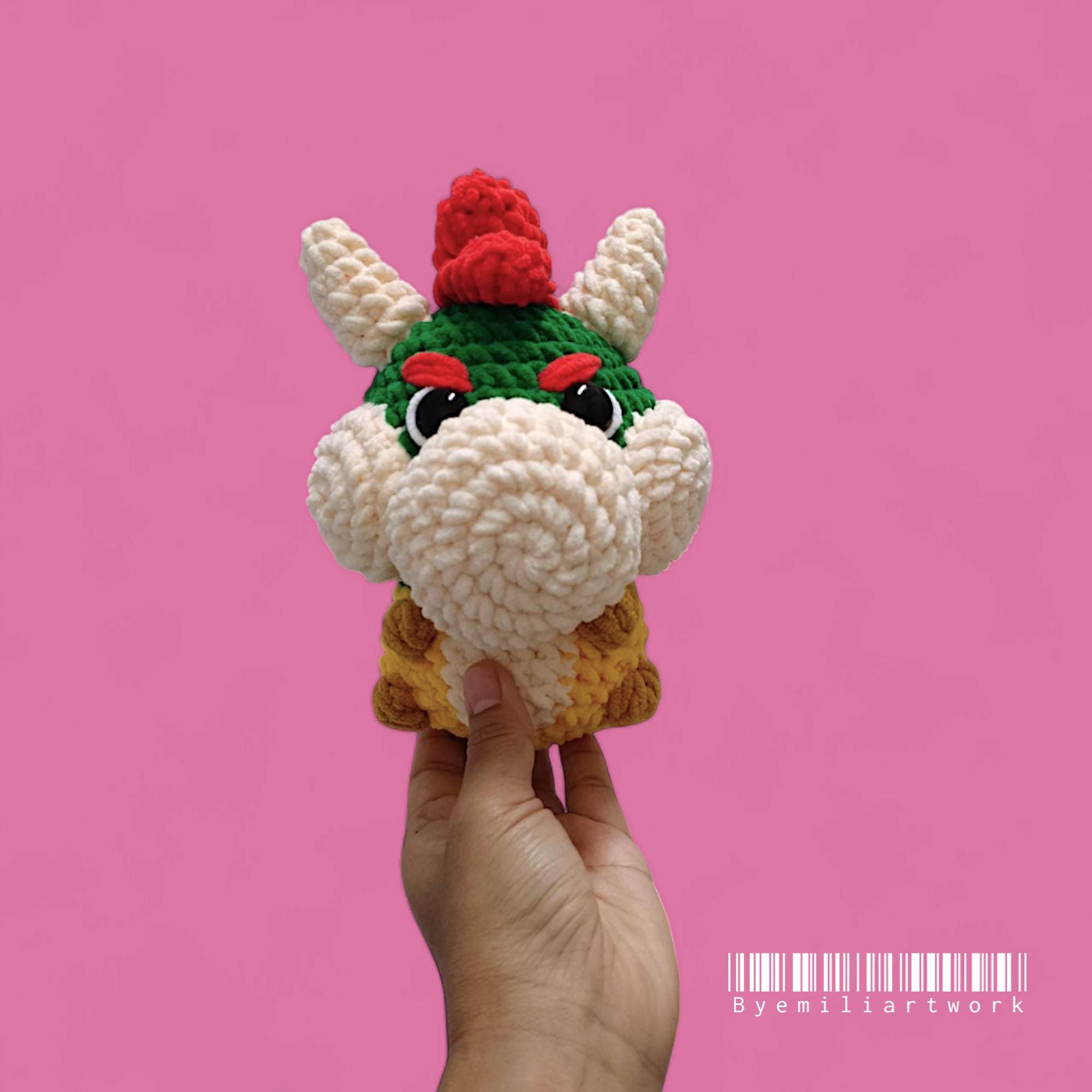 Super Mario Crochet Pattern: Plushies for Toad, Bowser, Princess (ENG ...