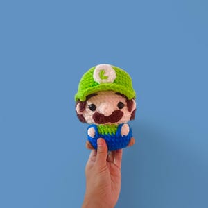 Easy Crochet Plushies / Super Mario Crochet Pattern / Luigi Crochet ...