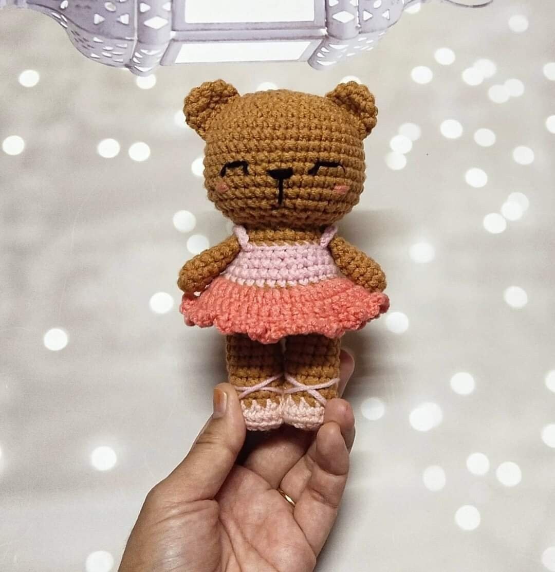 Teddy Crochet Pattern / Teddy Amigurumi Pattern / Ballerina Crochet ...