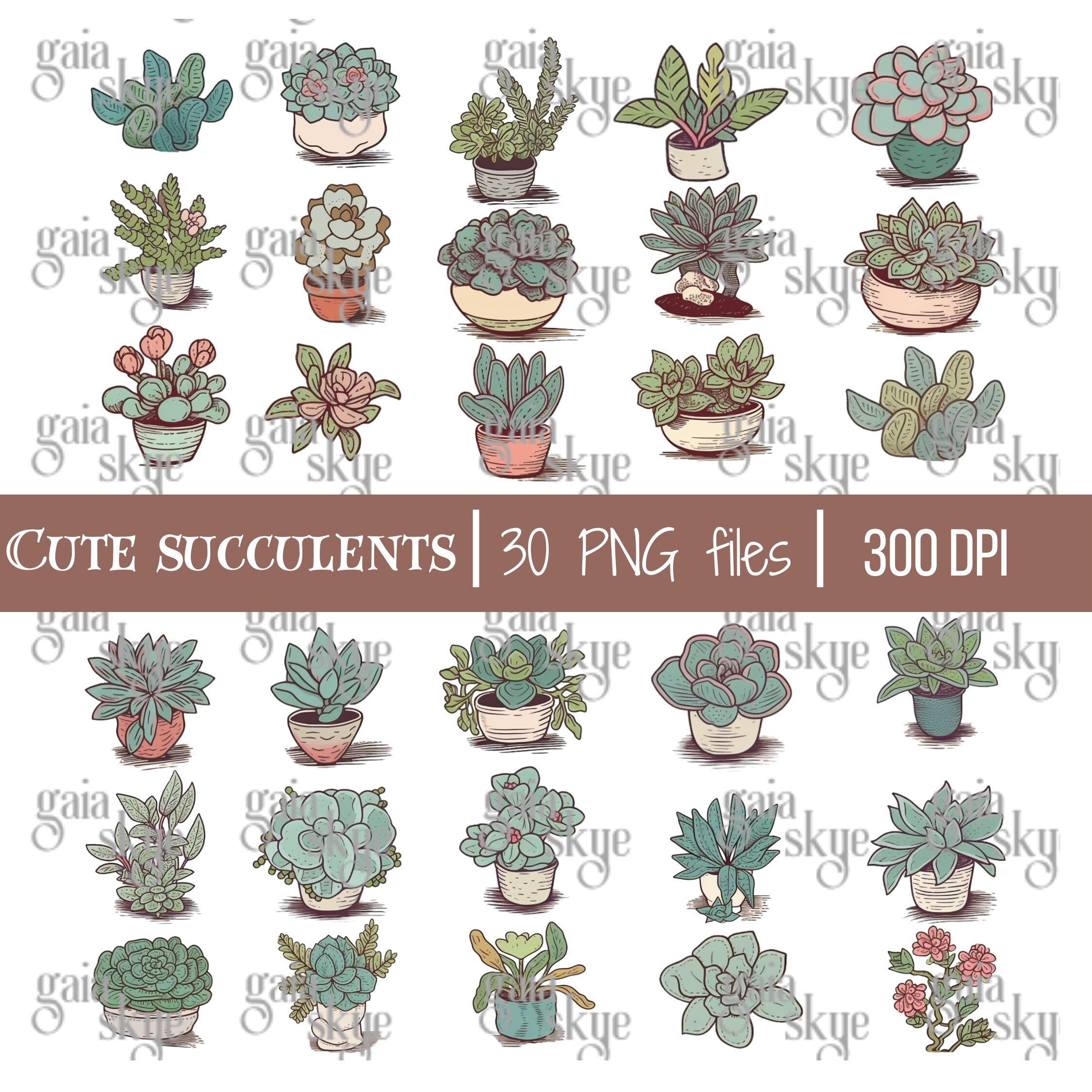 Succulents Drawing