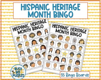 Native American Heritage Month Bingo Game - 35 Unique Cards, 2 ...