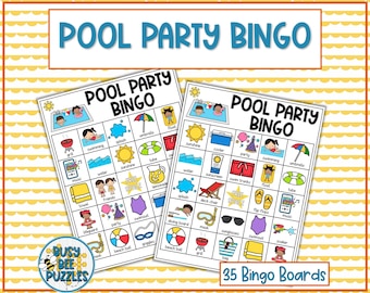 Summer Picnic Bingo Game - 35 Unique Cards - Digital and Print Calling ...
