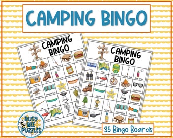 Summer Picnic Bingo Game - 35 Unique Cards - Digital and Print Calling ...