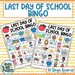 Last Day of School Bingo Game - 35 Unique Cards - Differentiated ...