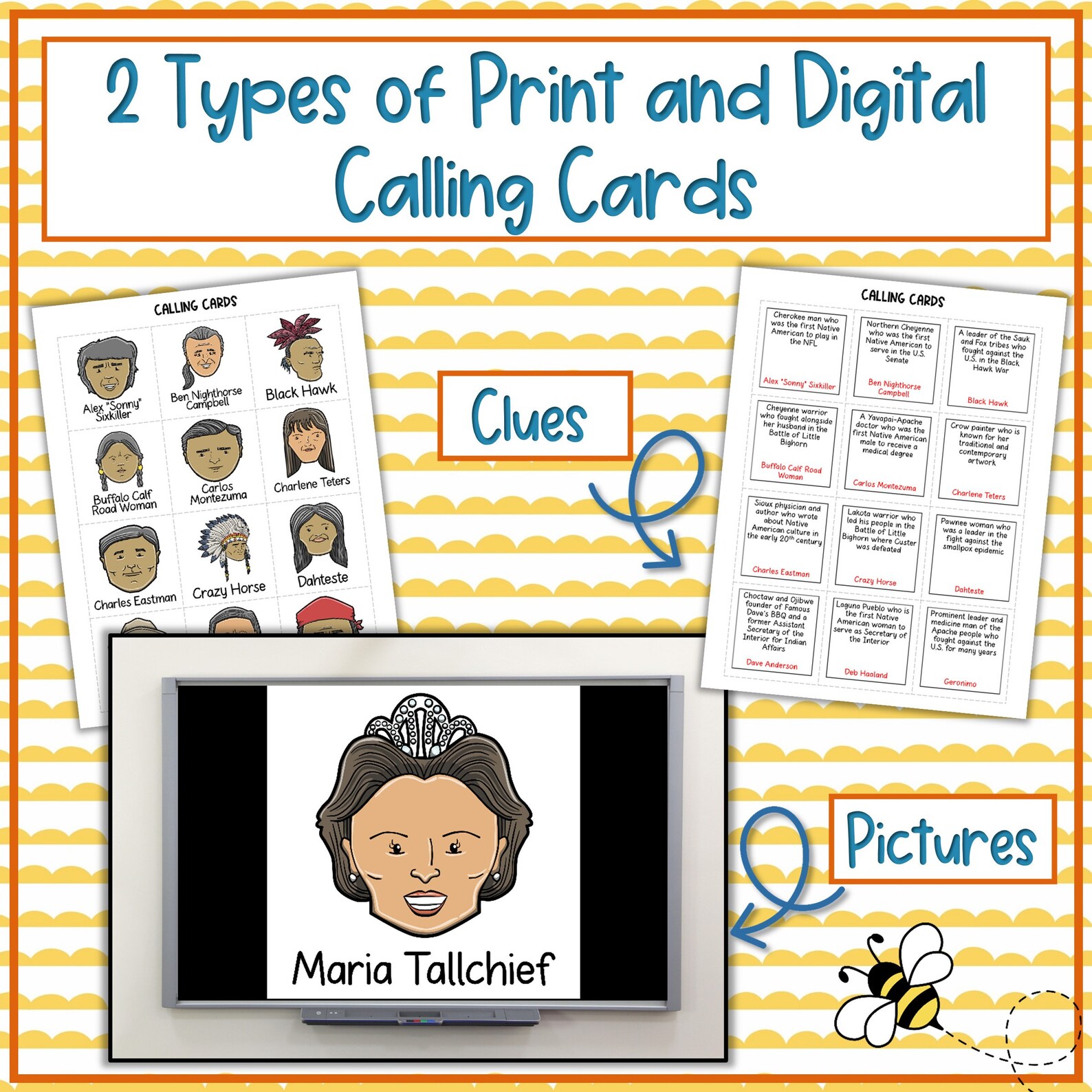 Native American Heritage Month Bingo Game - 35 Unique Cards, 2 ...