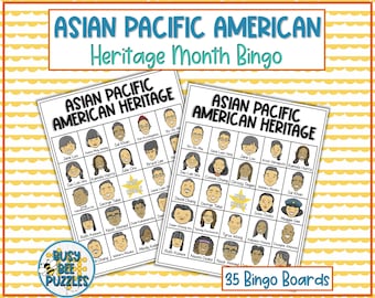 Native American Heritage Month Bingo Game - 35 Unique Cards, 2 ...