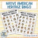 Native American Heritage Month Bingo Game - 35 Unique Cards, 2 ...