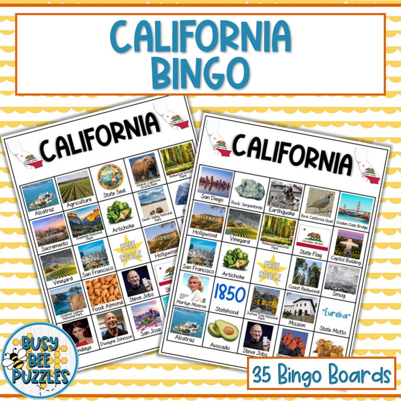 California Printable - Etsy