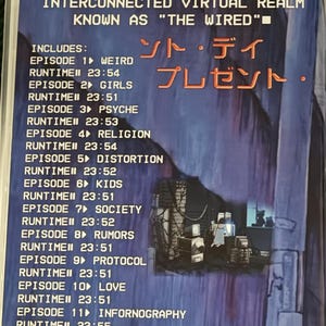 Serial Experiments Lain Art Piece VHS - Etsy