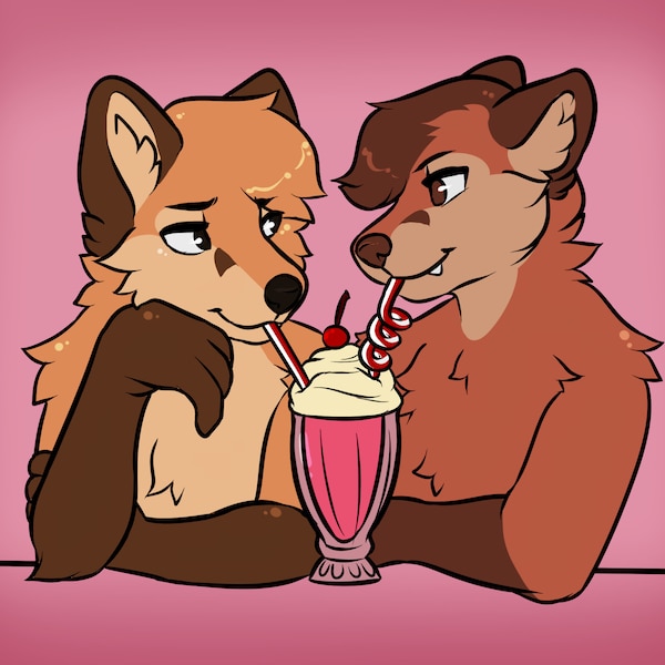 Furry Couples Art - Etsy