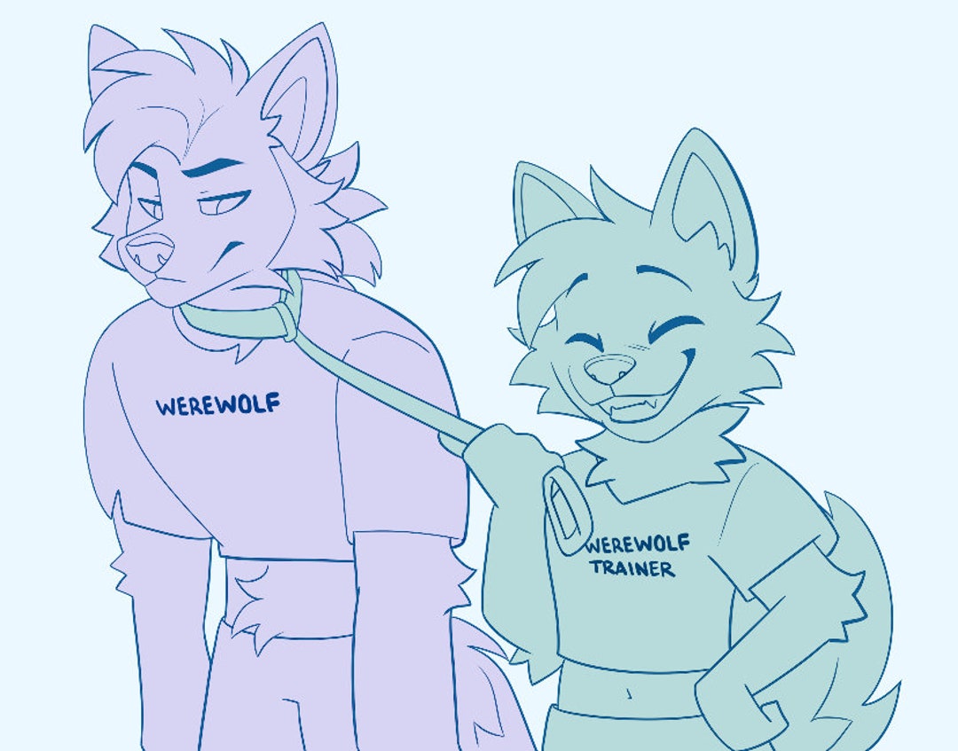 Werewolf Trainer YCH - Etsy