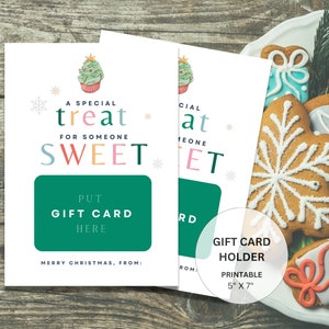 Holiday Gift Card Holder, Printable Gift Card BUNDLE, Gift Certificates ...