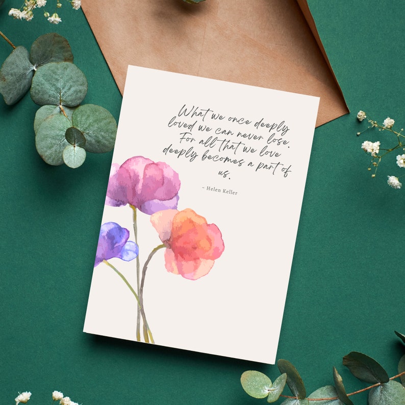 Printable Sympathy Card Bereavement Card Christmas Season - Etsy