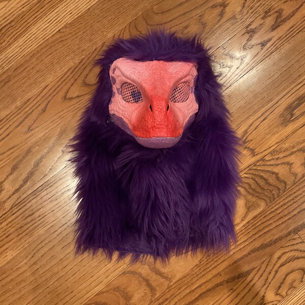 Dino Mask Hood - Etsy