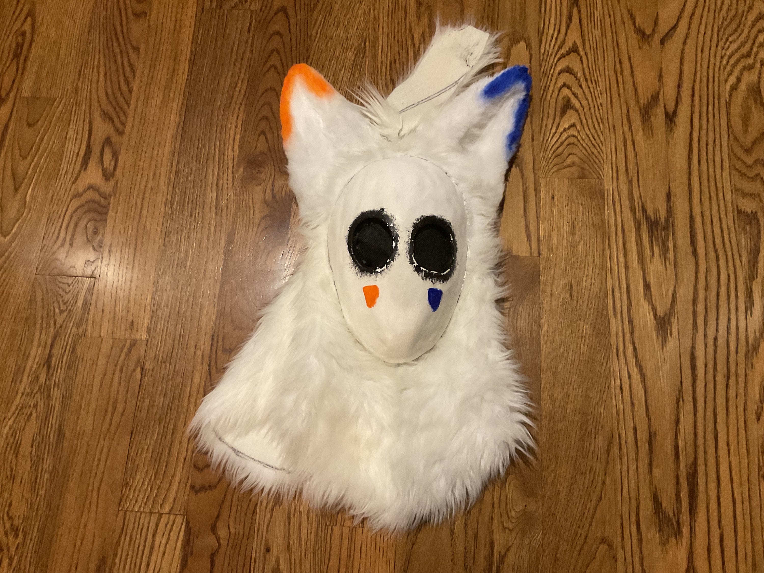 Masked Fox Fursuit Head With Tail - Etsy