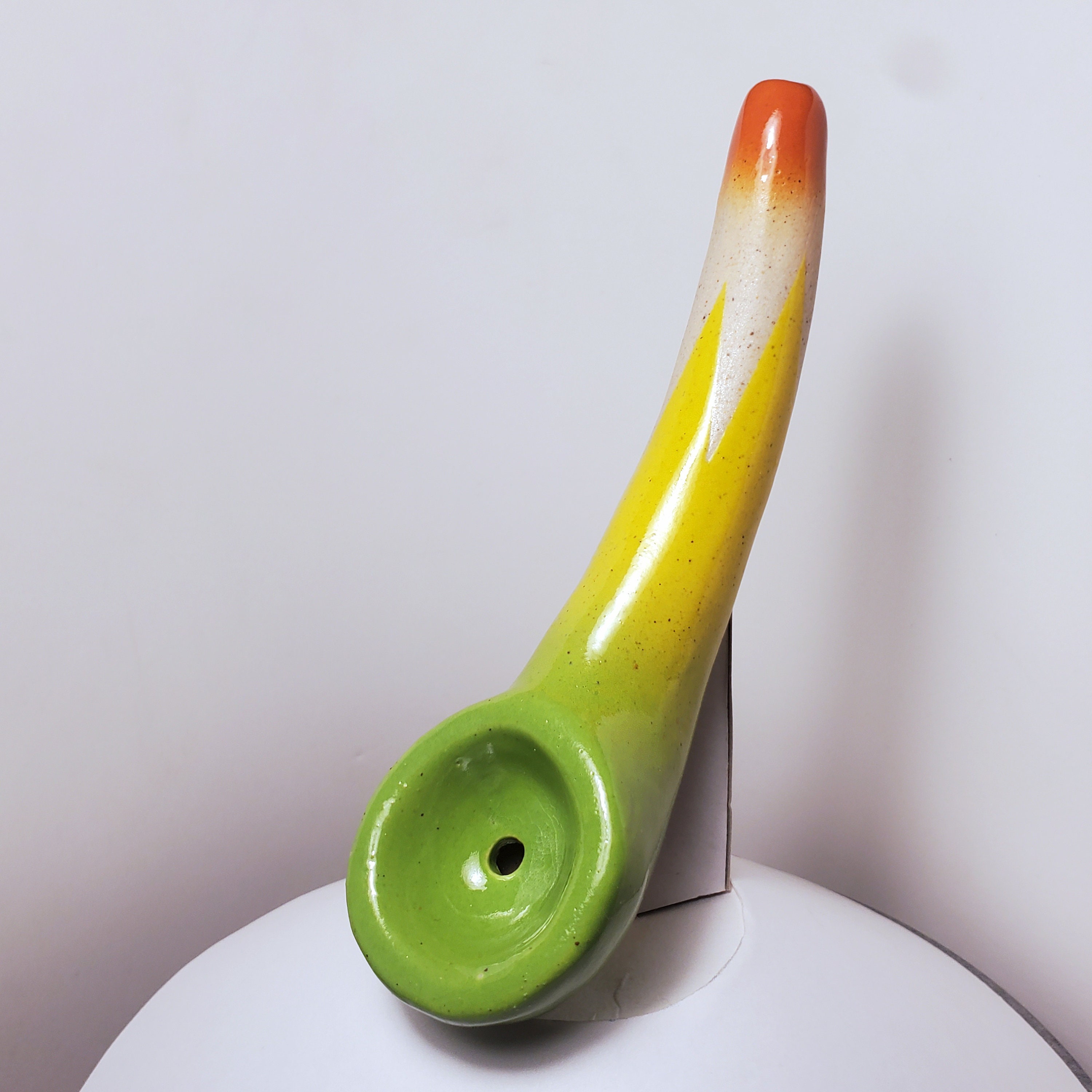 SPROUT: Ceramic Smoking Pipe Fully Glazed Stoneware - Etsy