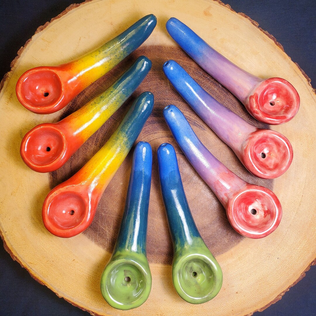 SPROUT: Ceramic Smoking Pipe - Fully Glazed Stoneware - Etsy