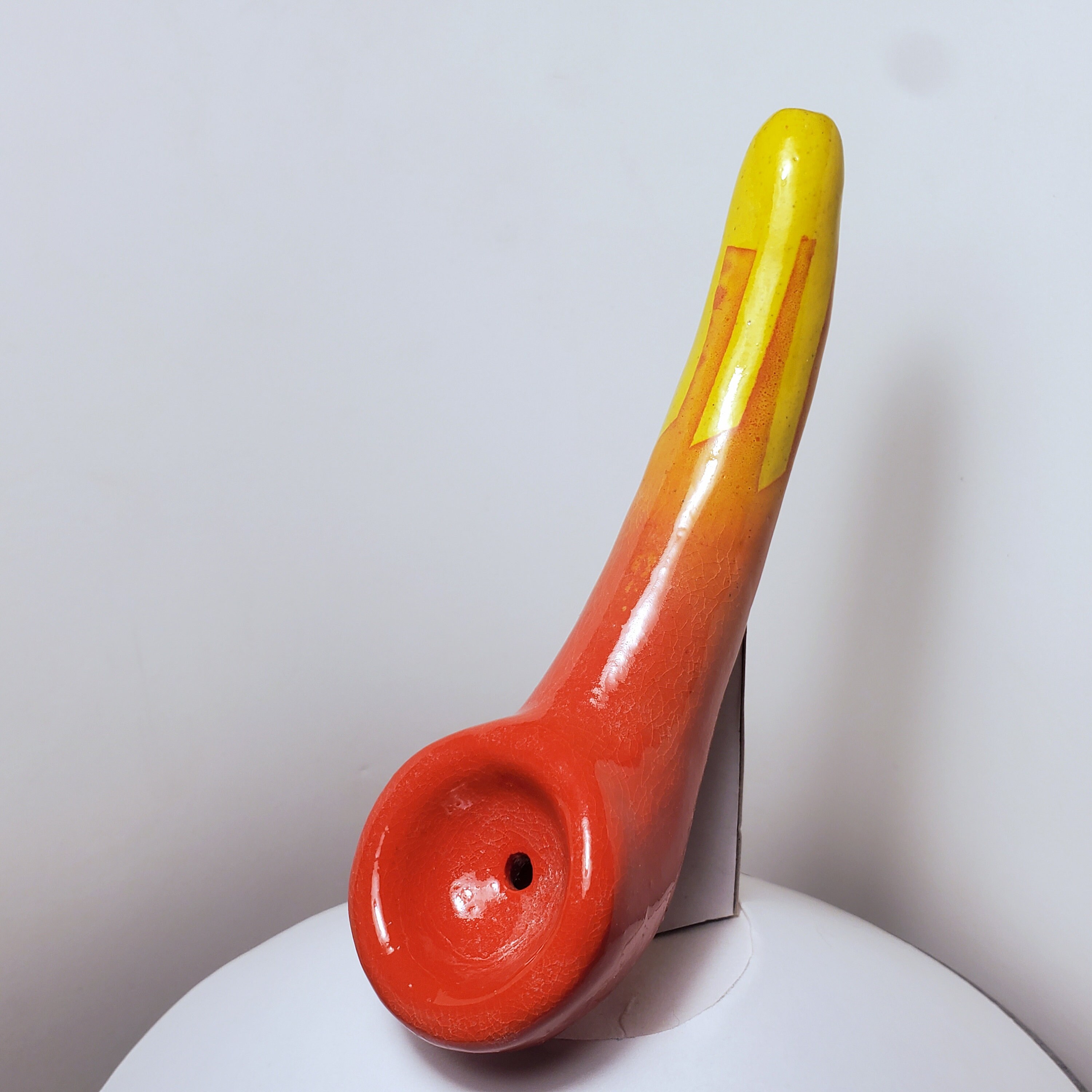 SPROUT: Ceramic Smoking Pipe Fully Glazed Stoneware - Etsy