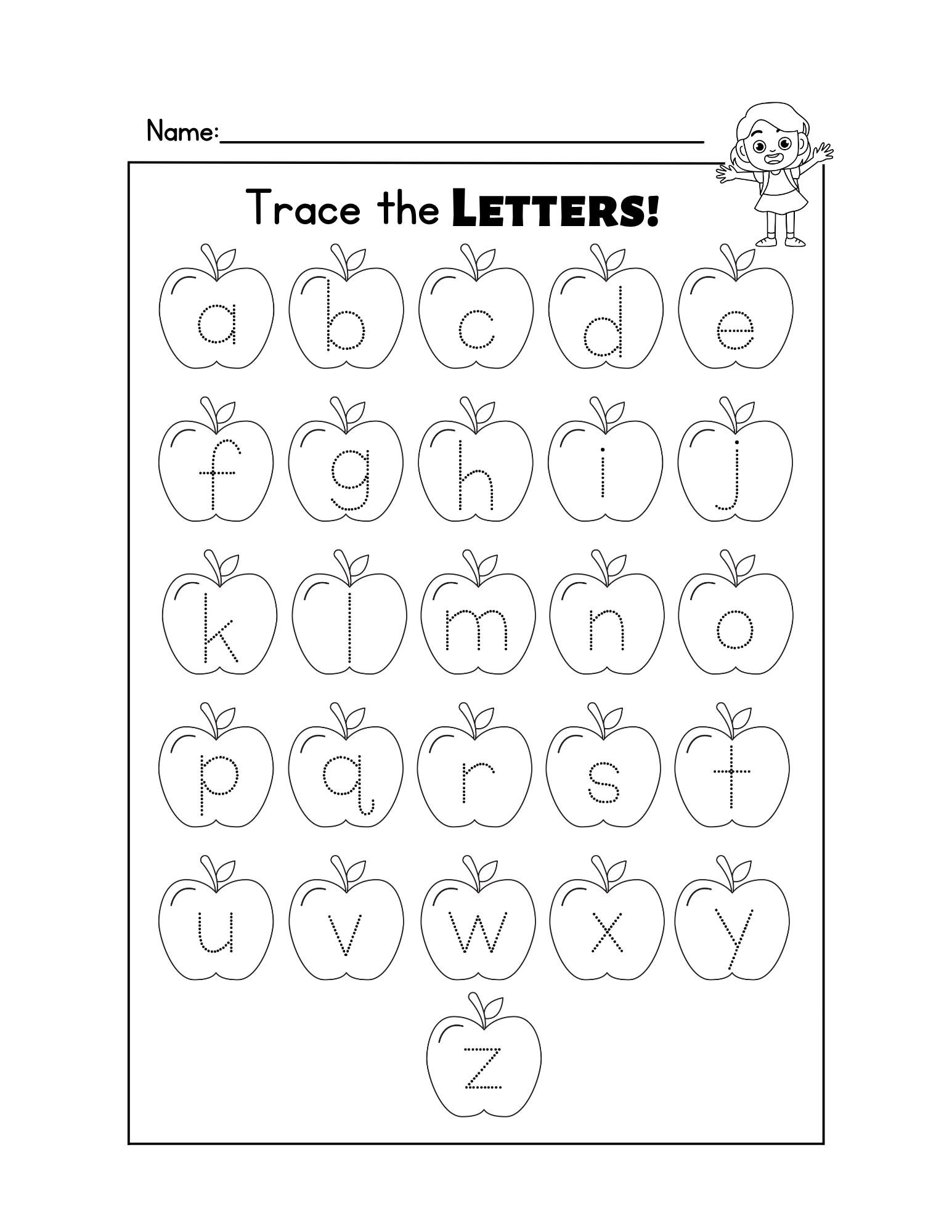 Bundle***printable Tracing Worksheets, Downloadable, Homeschool ...