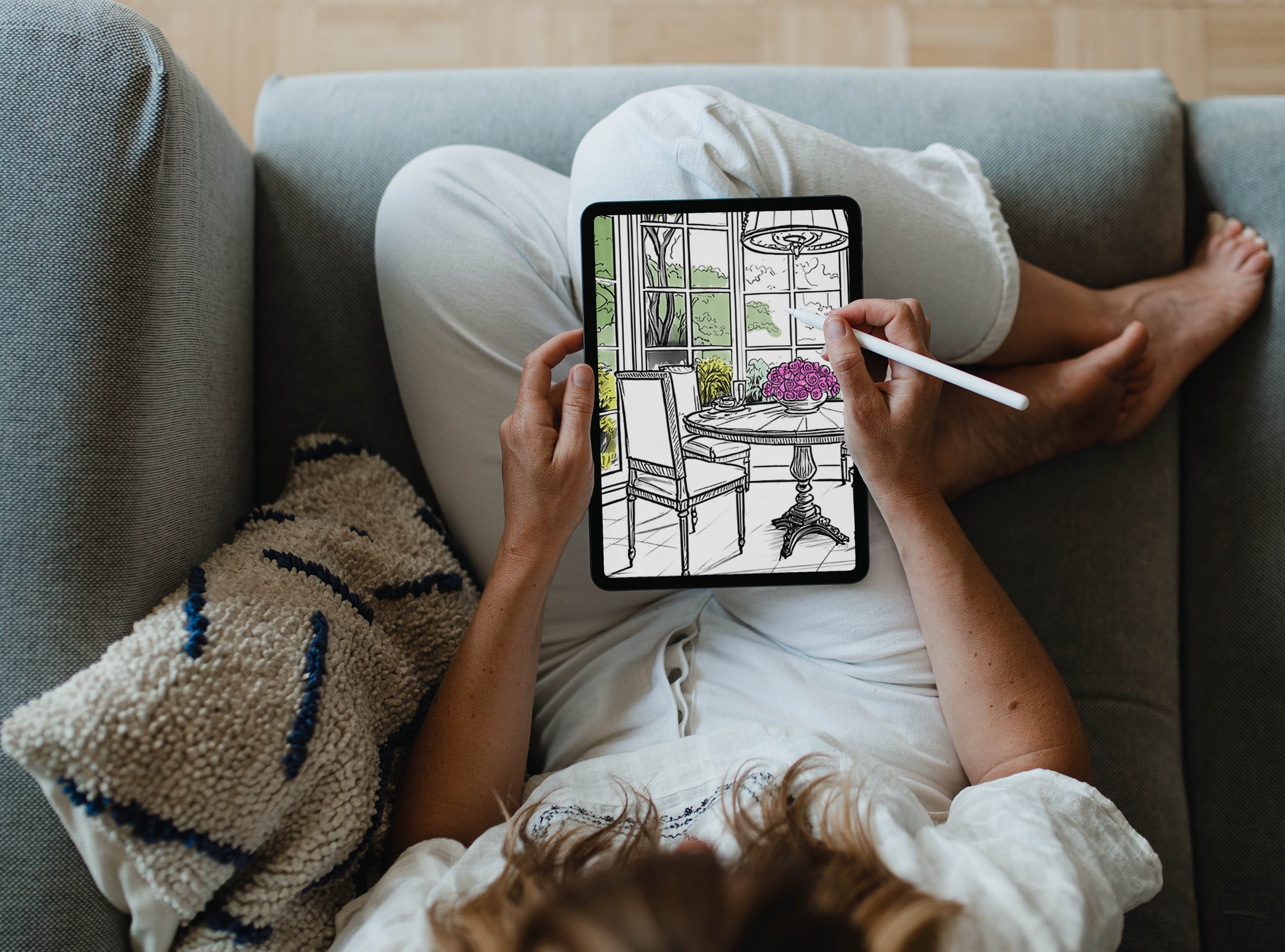 French Home Coloring Pages for Adult French & Parisian Interior Designs ...