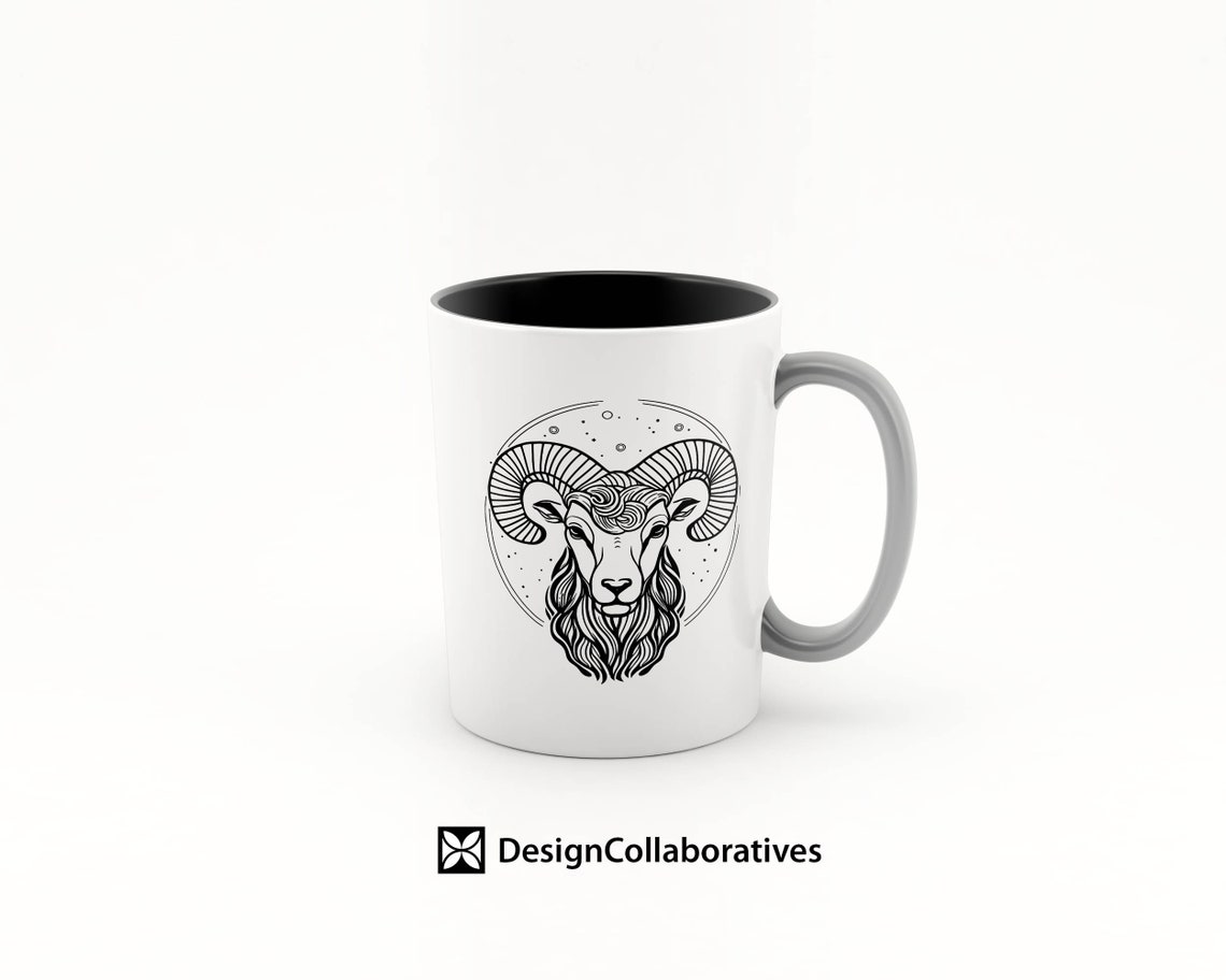 Aries Zodiac Sign Svg Astrology Graphic Svg Aries Symbol Svg Cut Files ...