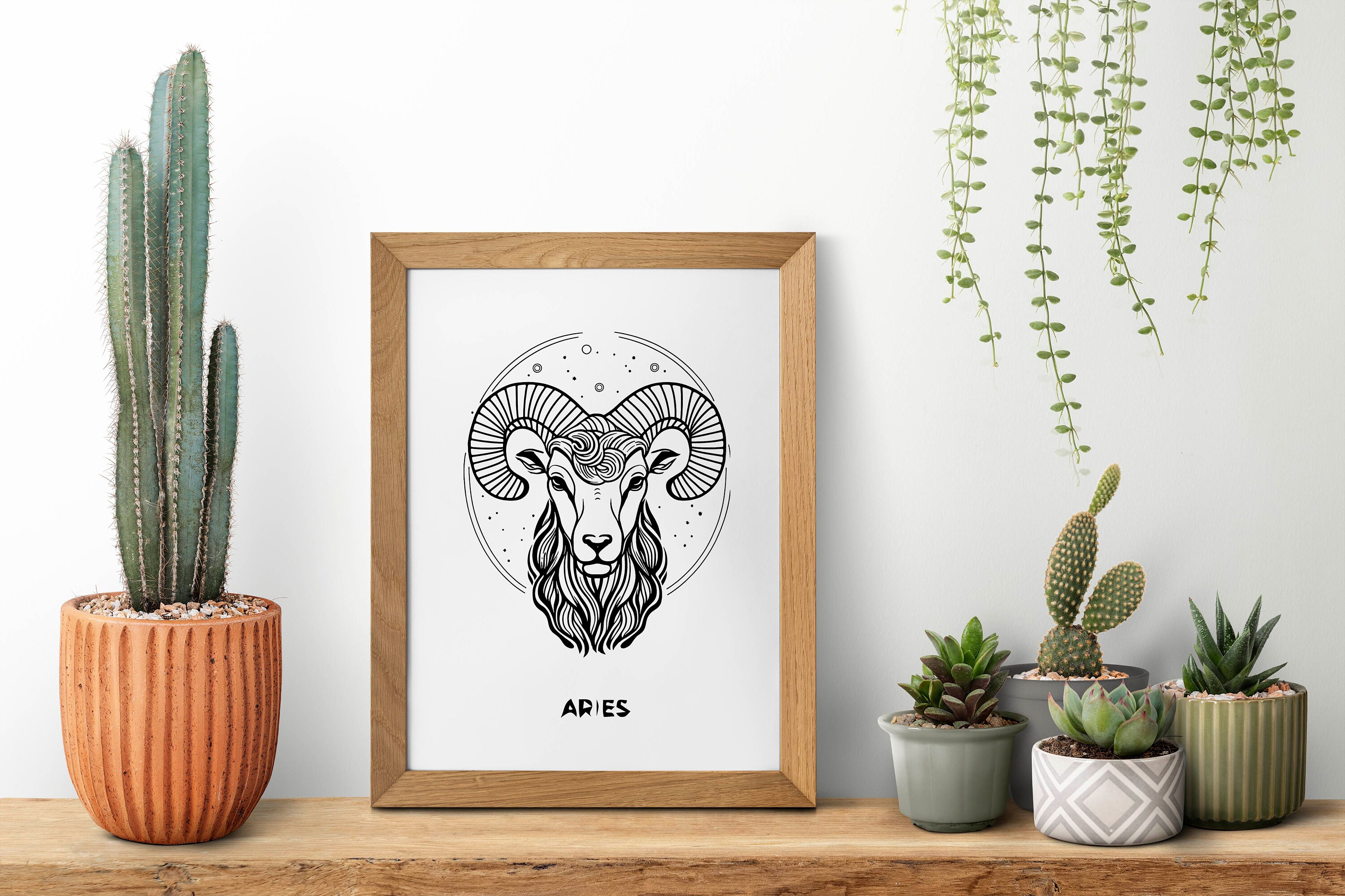Aries Zodiac Sign Svg Astrology Graphic Svg Aries Symbol Svg Cut Files ...