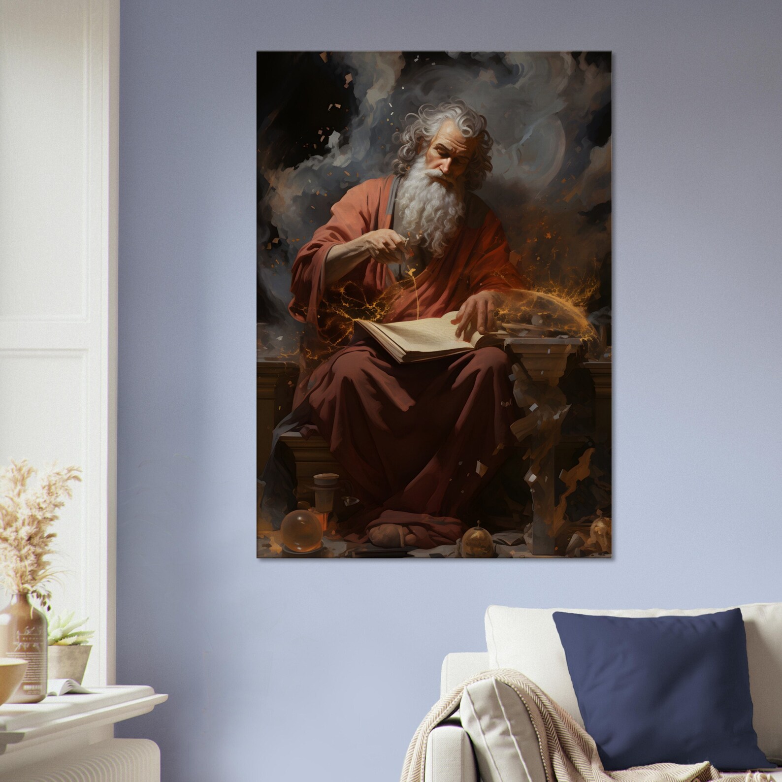 Ancient Greek Philosopher Plato Framed Ready to Hang CANVAS Wall Art ...
