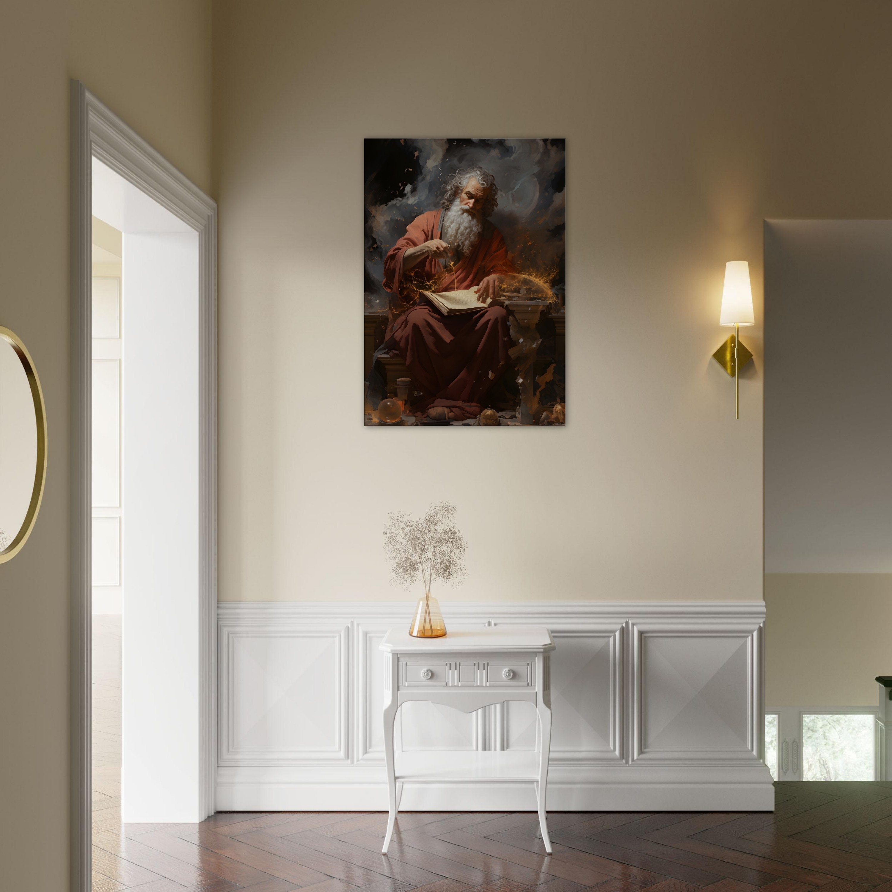 Ancient Greek Philosopher Plato Framed Ready to Hang CANVAS Wall Art ...