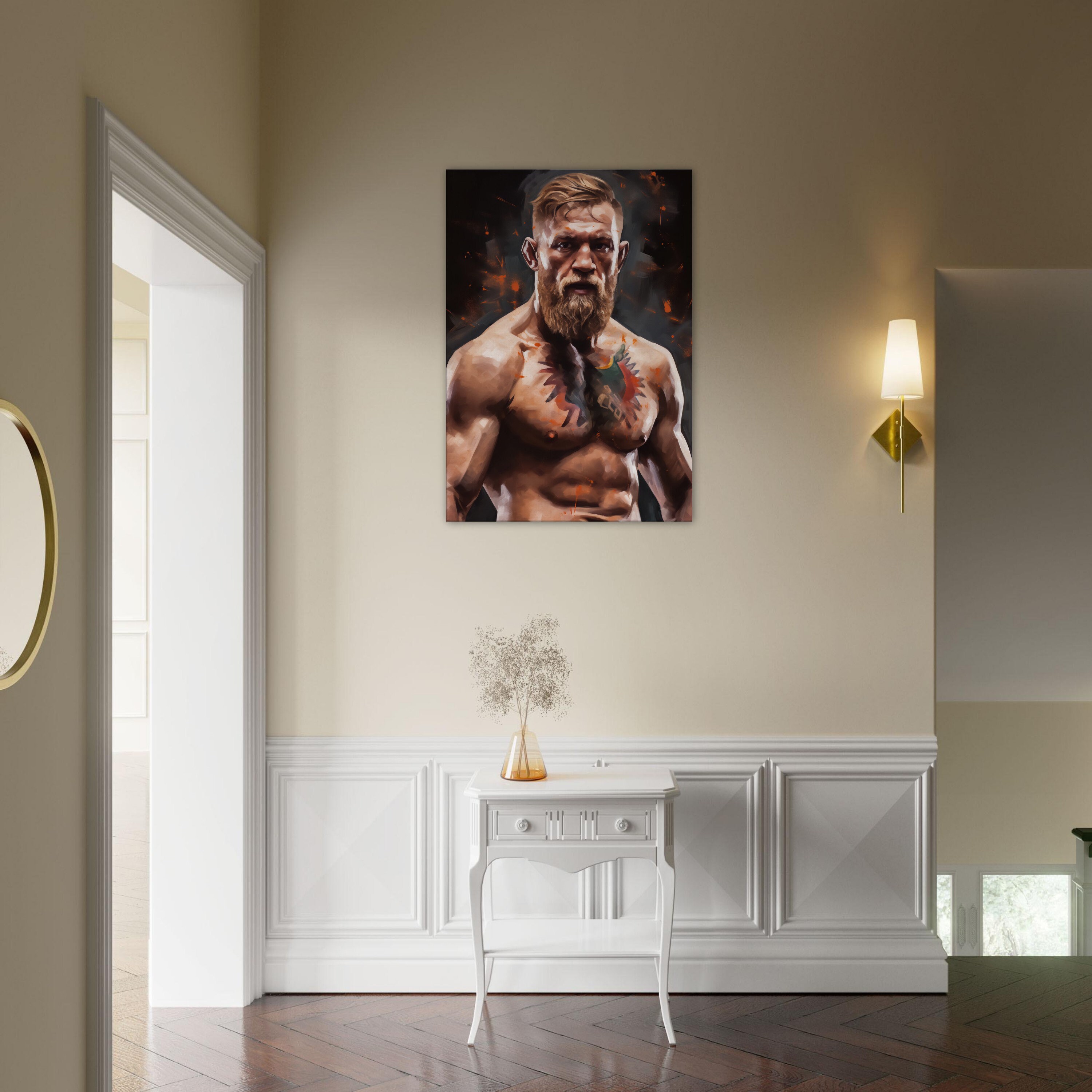 Conor Mcgregor Canvas Art for Living Room MMA Painting UFC Entryway ... Conor Mcgregor Canvas Art for Living Room MMA Painting UFC Entryway ...