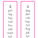 Montessori CVC Word Lists: Letter O, Early Literacy (digital Download ...