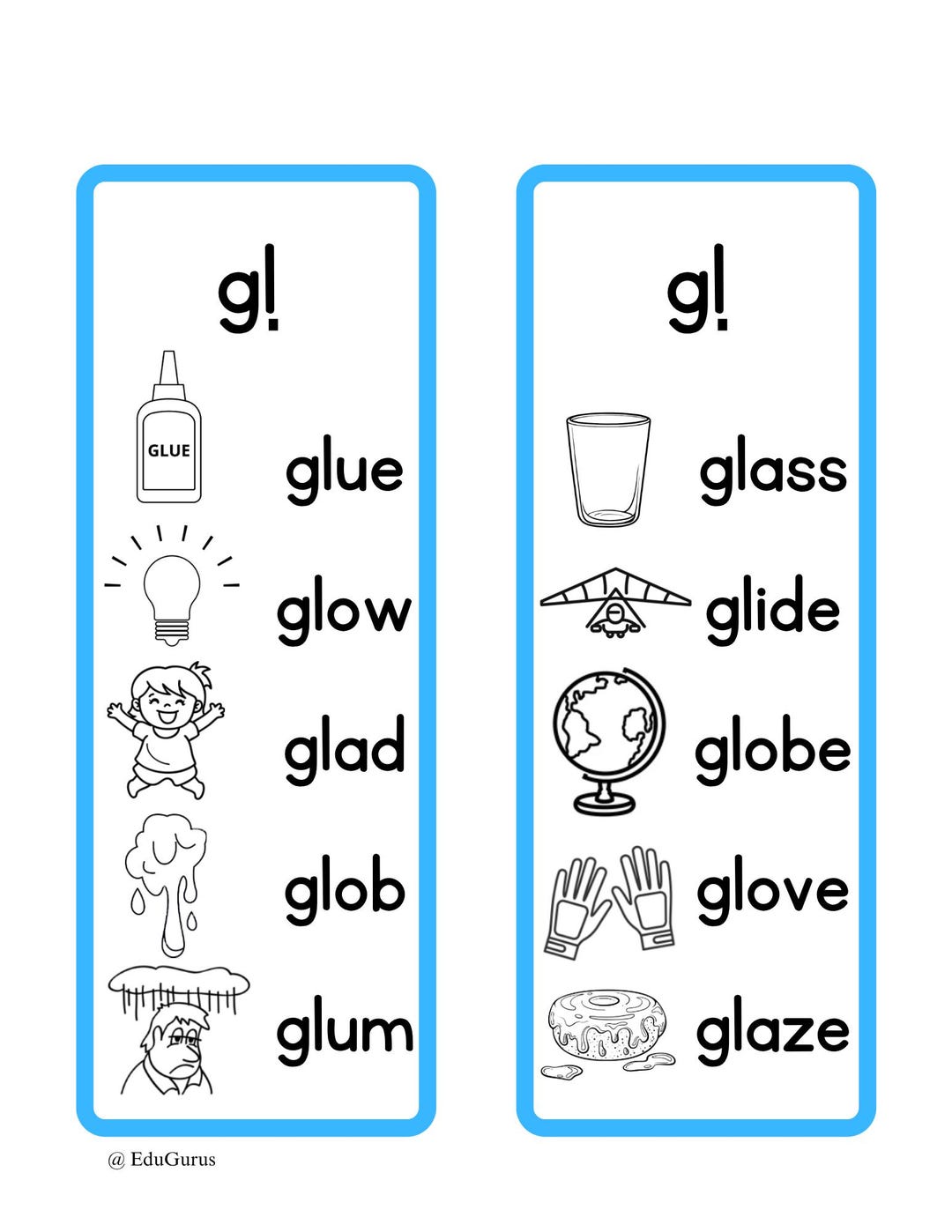 Montessori Beginning Blends Word Lists: Early Literacy PDF (digital ...