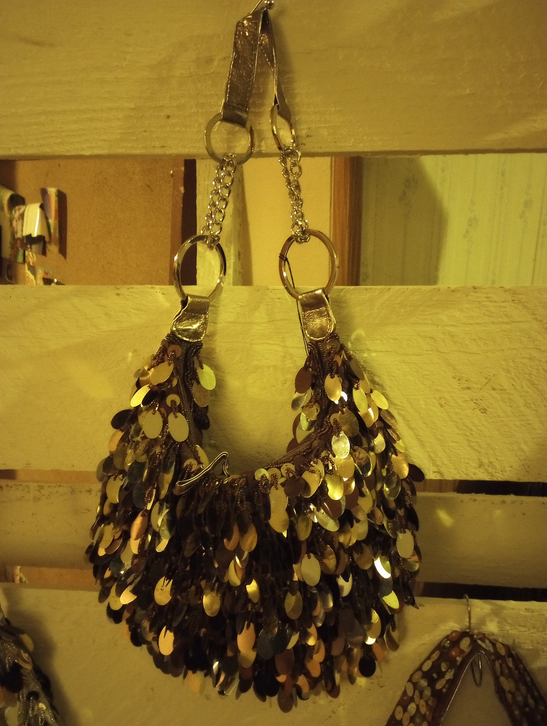 Vintage Sequin Bag - Etsy
