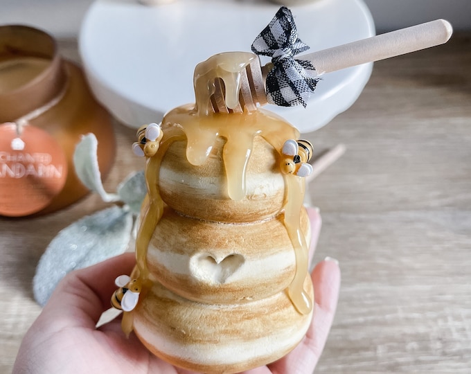 Faux Bee Donuts Bumblebee Decor Faux Honeycomb Bee Decor - Etsy